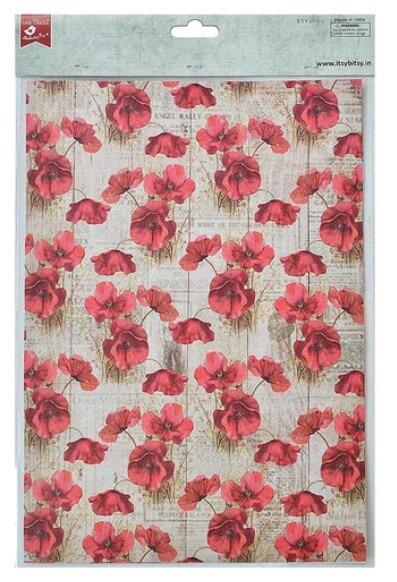 Little Birdie- A4 Decoupage Paper- Poppy Grace