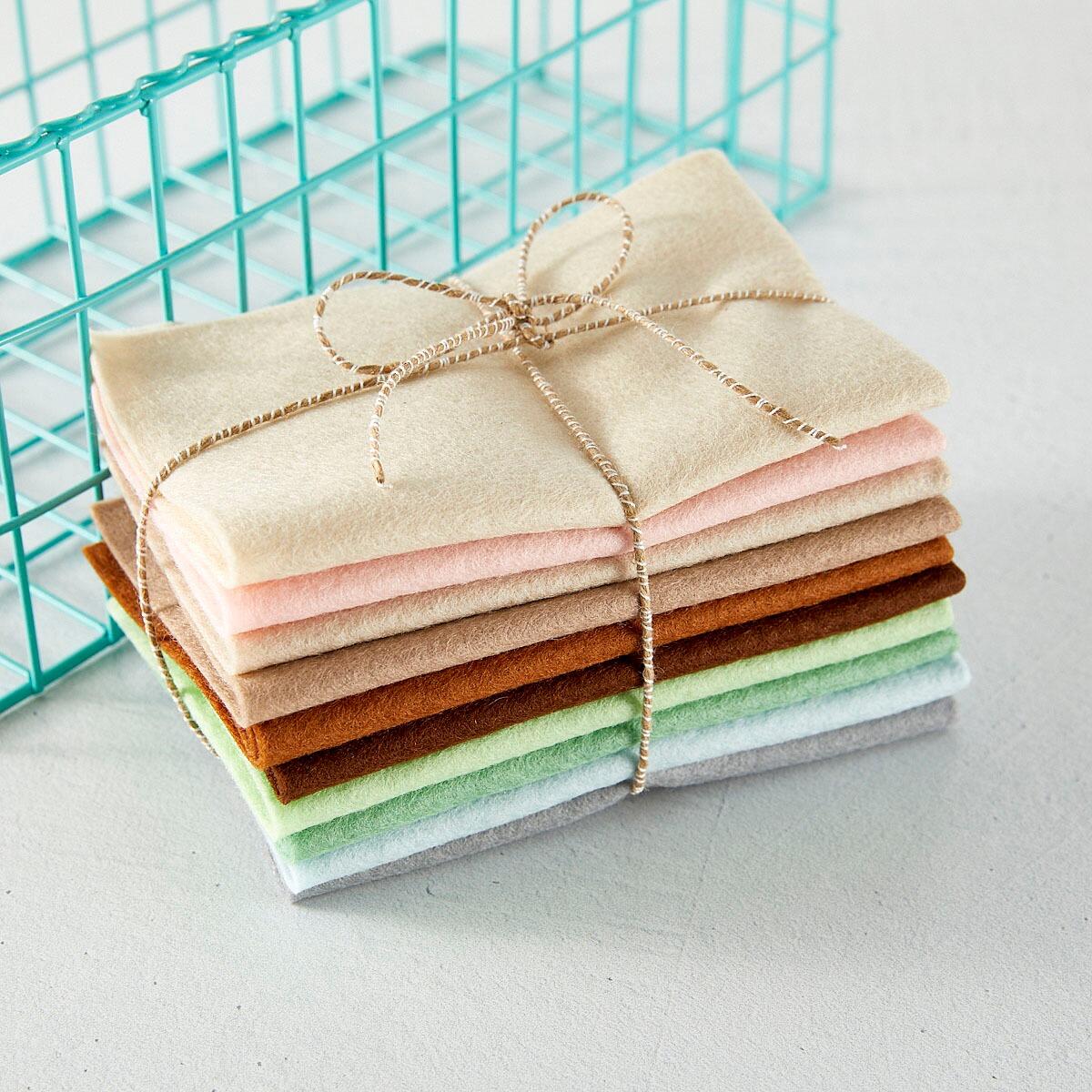 Spellbinders - Merino Wool Felt Sheets - Neutral Collection