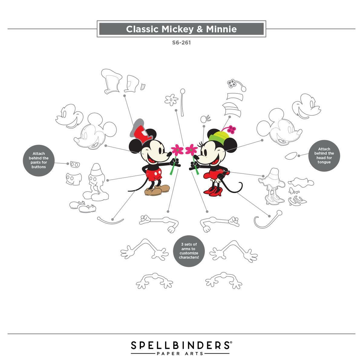 Spellbinders - Steamboat Willie Duo Etched Dies from the Say Cheese ...