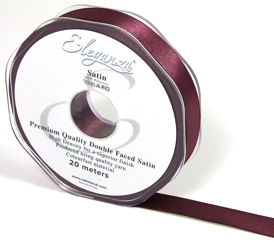 Eleganza Double Faced Satin 15mm x 20m ~43 Colours available~