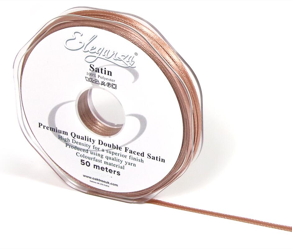 Eleganza Double Faced Satin 3mm x 50m ~43 Colours available~