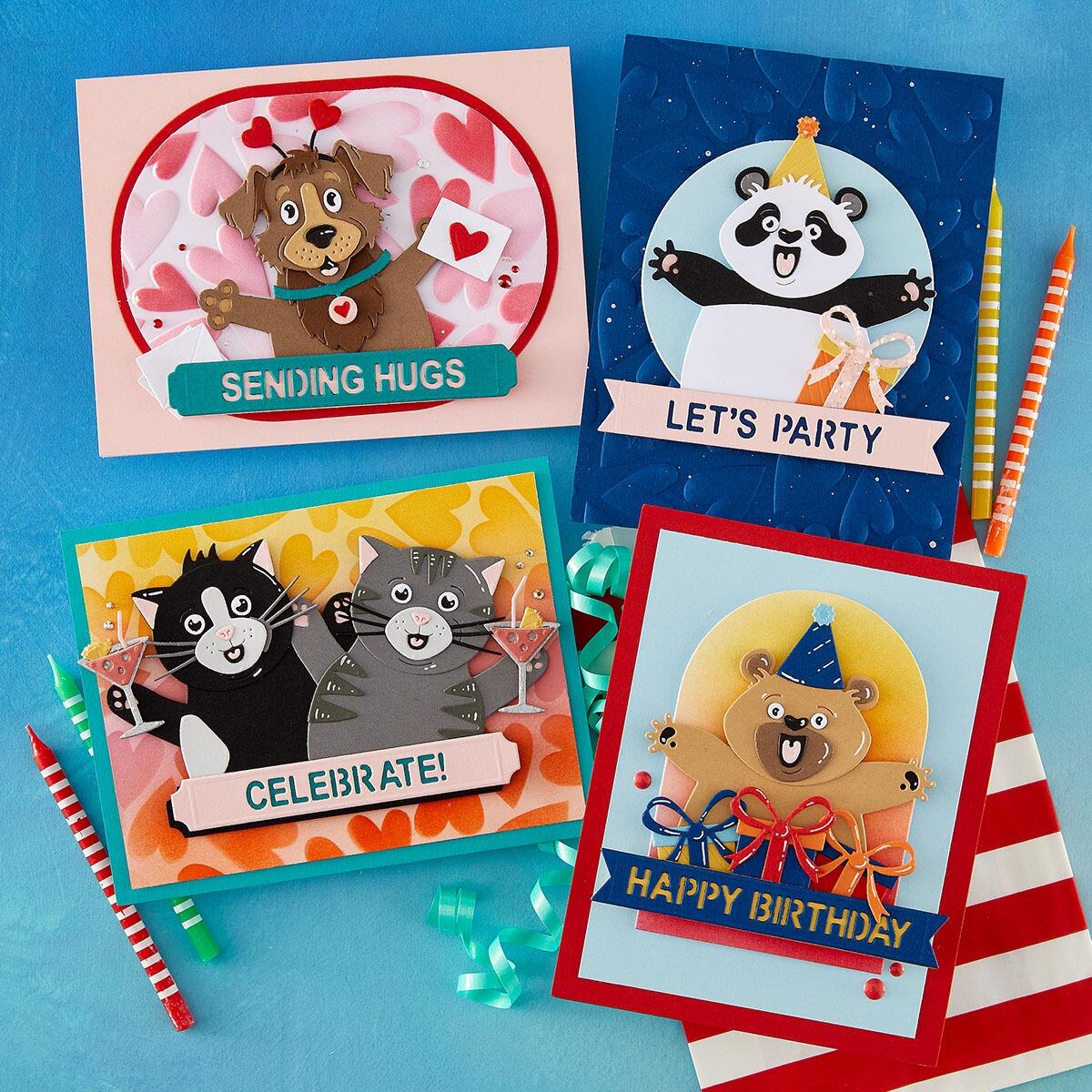 Spellbinders - Sending Hugs Die Bundle by Simon Hurley