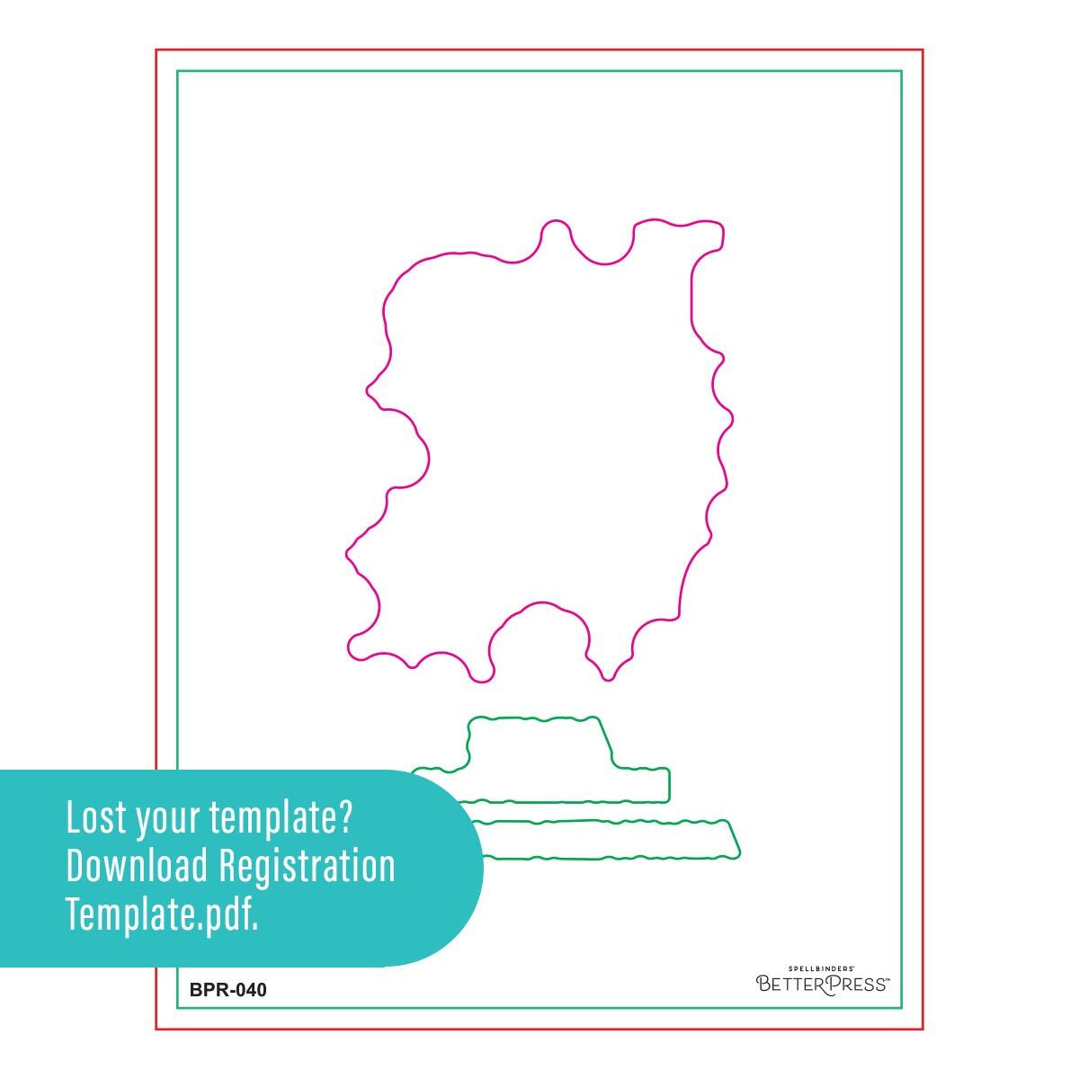 Spellbinders - Block Print Aries Registration Press + Foil Plate