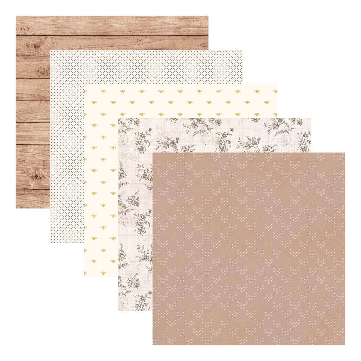 Spellbinders - Rosie's Studio Clementine 12" x 12" Designer Paper Pack