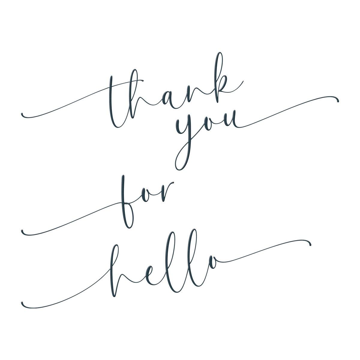 Spellbinders - Sweeping Script Sentiments Press Plates from the Vivid ...