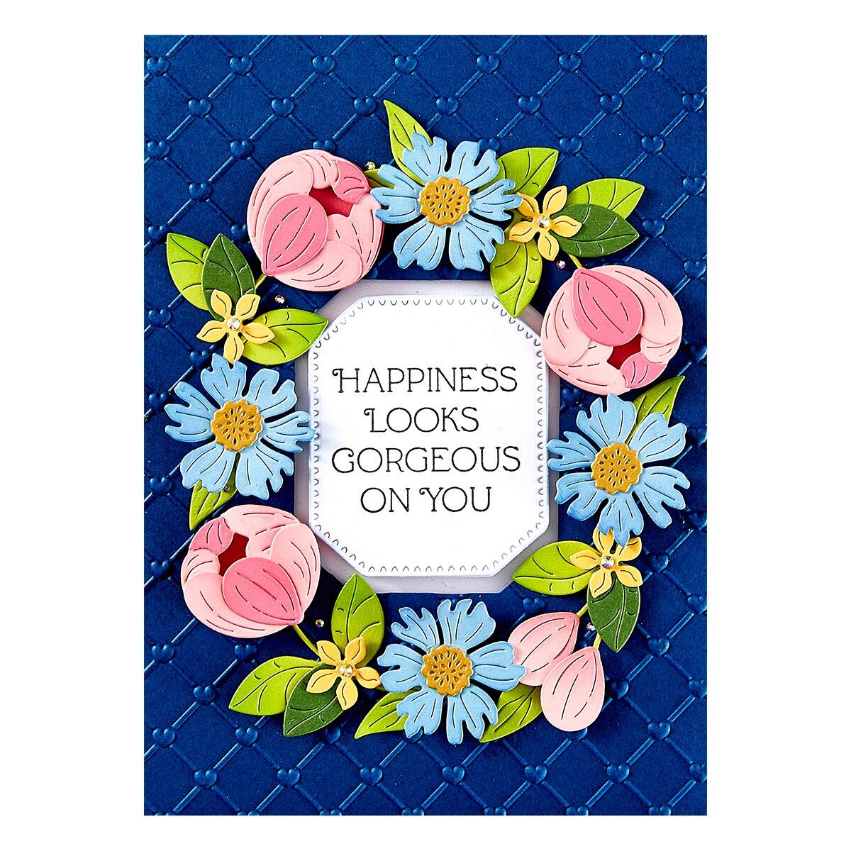 Spellbinders - Cross My Heart 3D Embossing Folder from the Gorgeous You ...