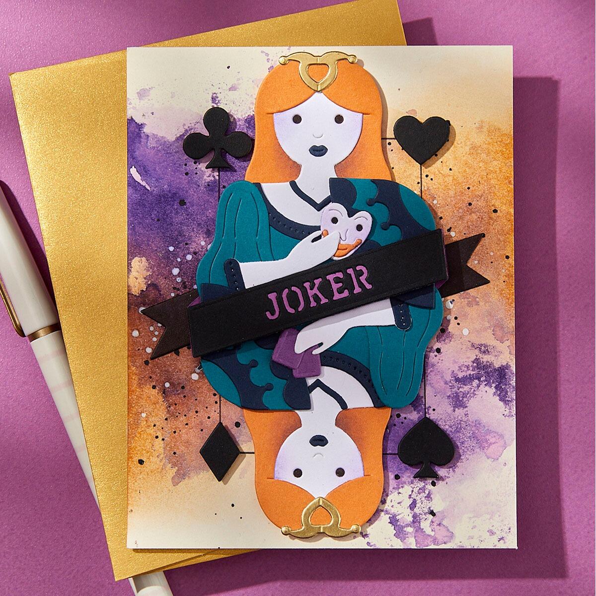 Spellbinders - Wild Joker Etched Dies from the Wild Joker by Jaycee Gaspar
