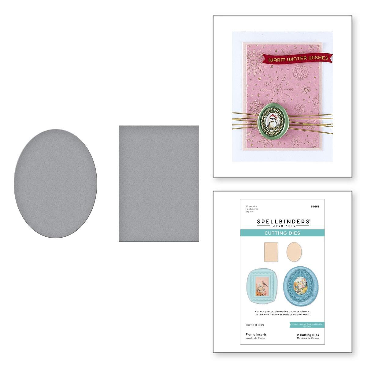 Spellbinders - Frame Inserts Etched Dies from the Holiday Magic Collection