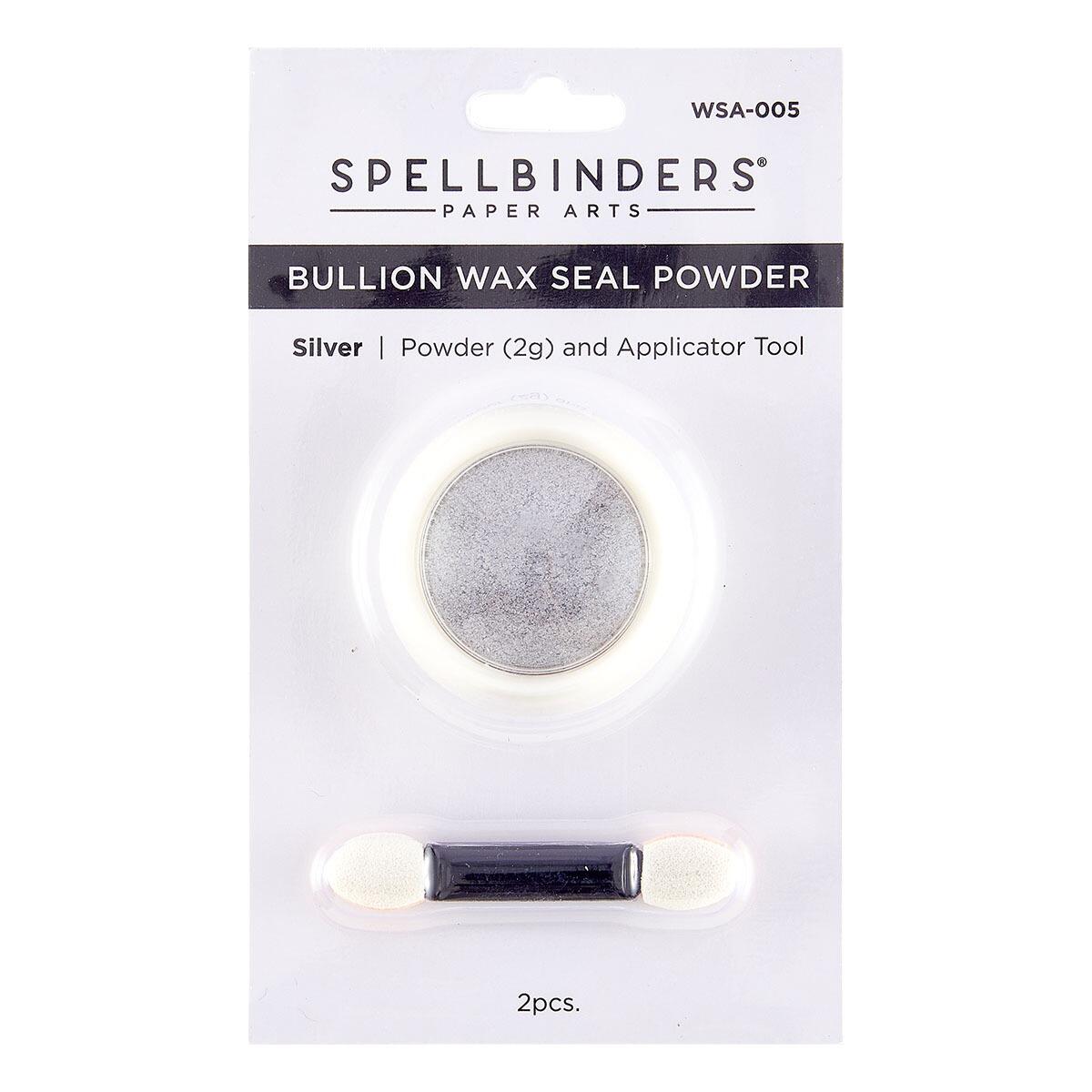 Spellbinders - Silver Bullion Wax Seal Powder from the Clear Seal Maker ...
