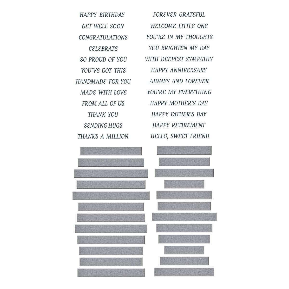 Spellbinders - Ideal Moments Press Plate & Die Set from the Vivid ...