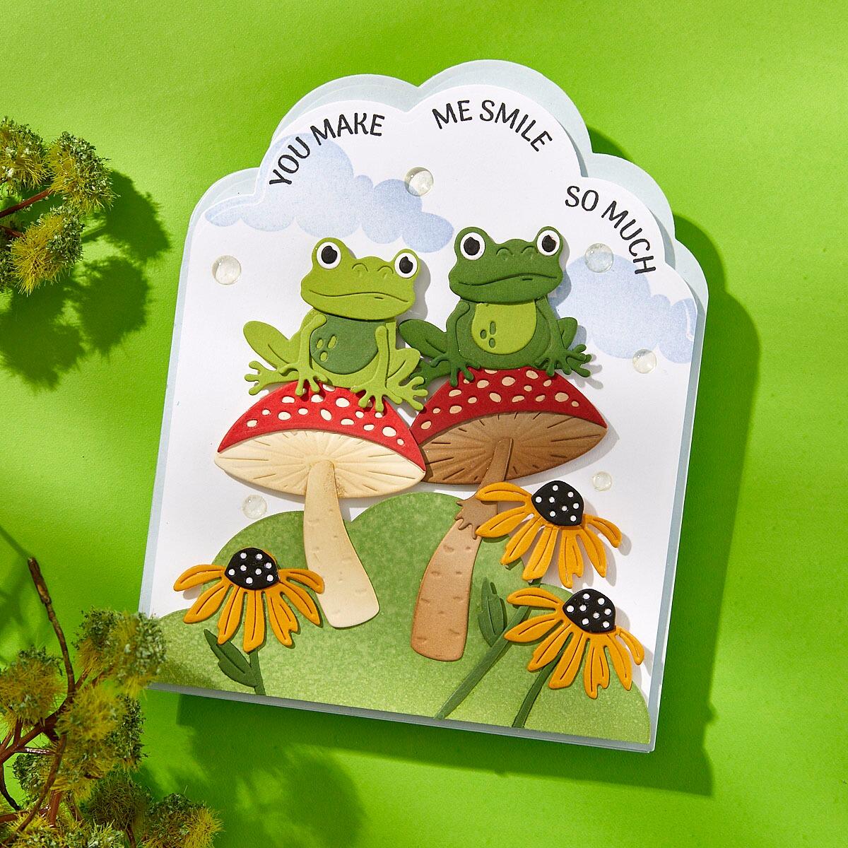 Spellbinders - Frog Prince Etched Dies from the Jump for Joy Collection