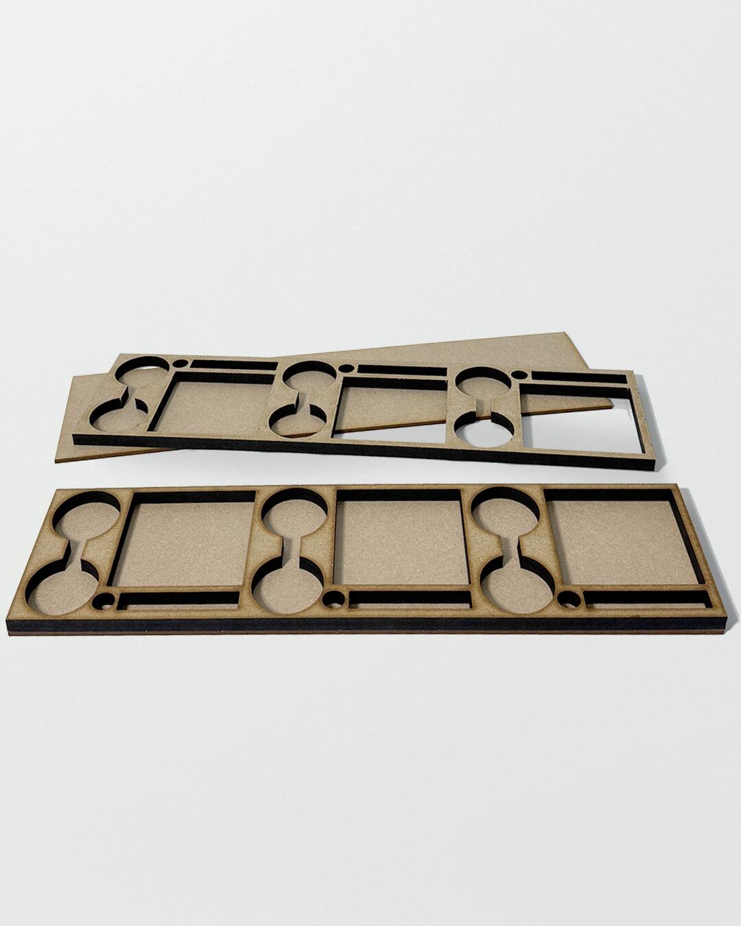 Polkadoodles - Distress Ink pad and Brush Holder Triple Whammy - MDF ...