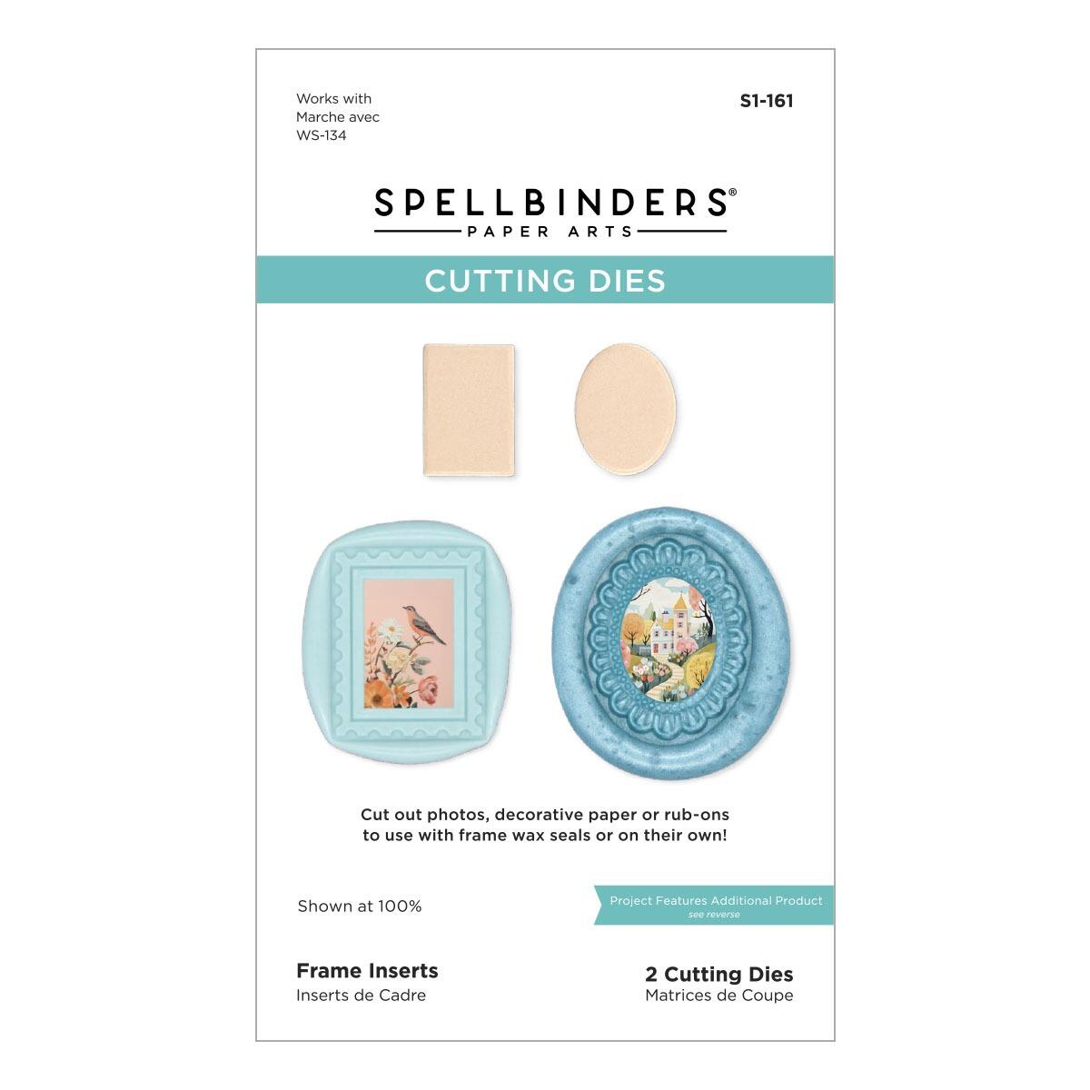Spellbinders - Frame Inserts Etched Dies from the Holiday Magic Collection