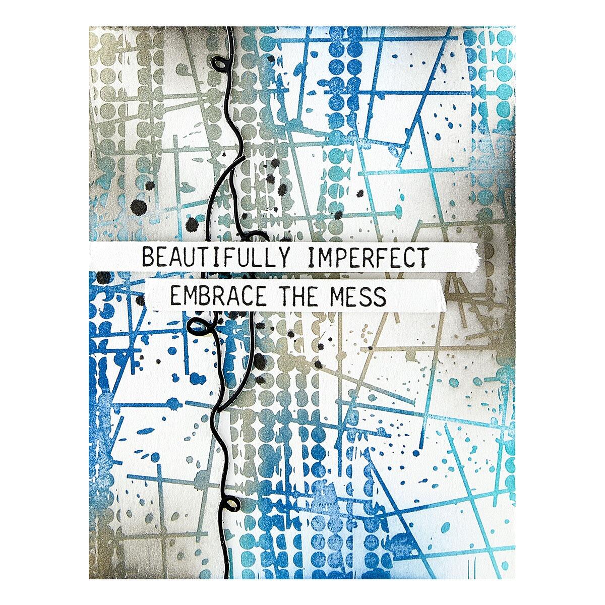 Spellbinders - Grungy Background Press Plates from the Beautifully ...
