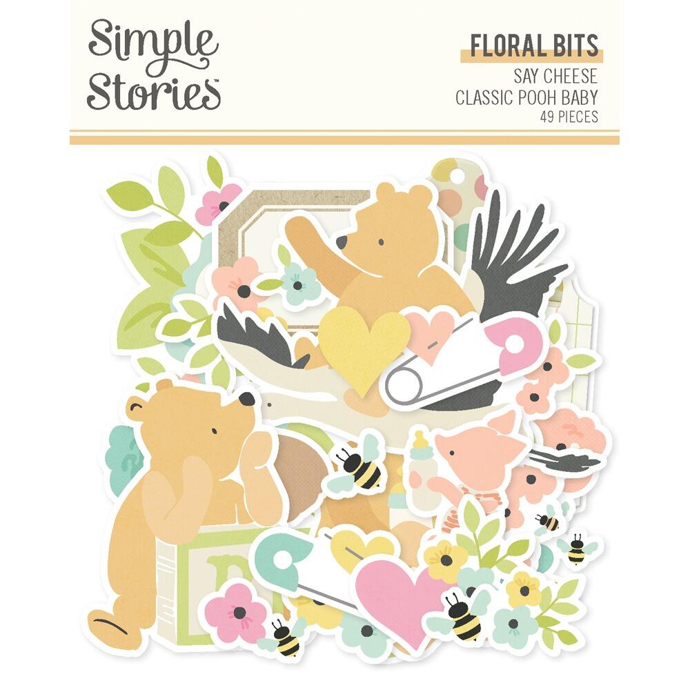 Spellbinders - Simple Stories - Say Cheese Classic Pooh Baby Floral ...
