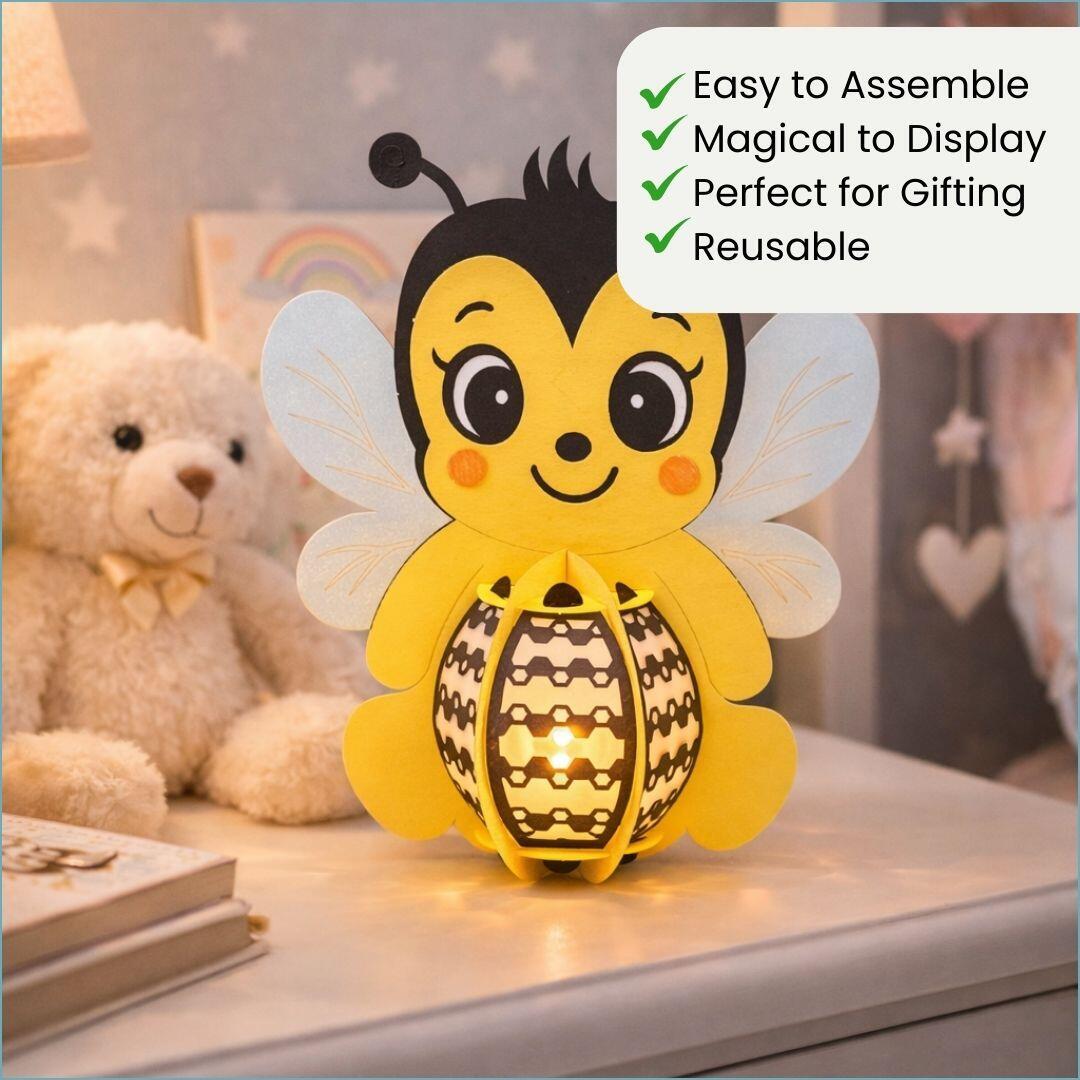 CrafTreat - Bumble bee Paper Lantern Kit