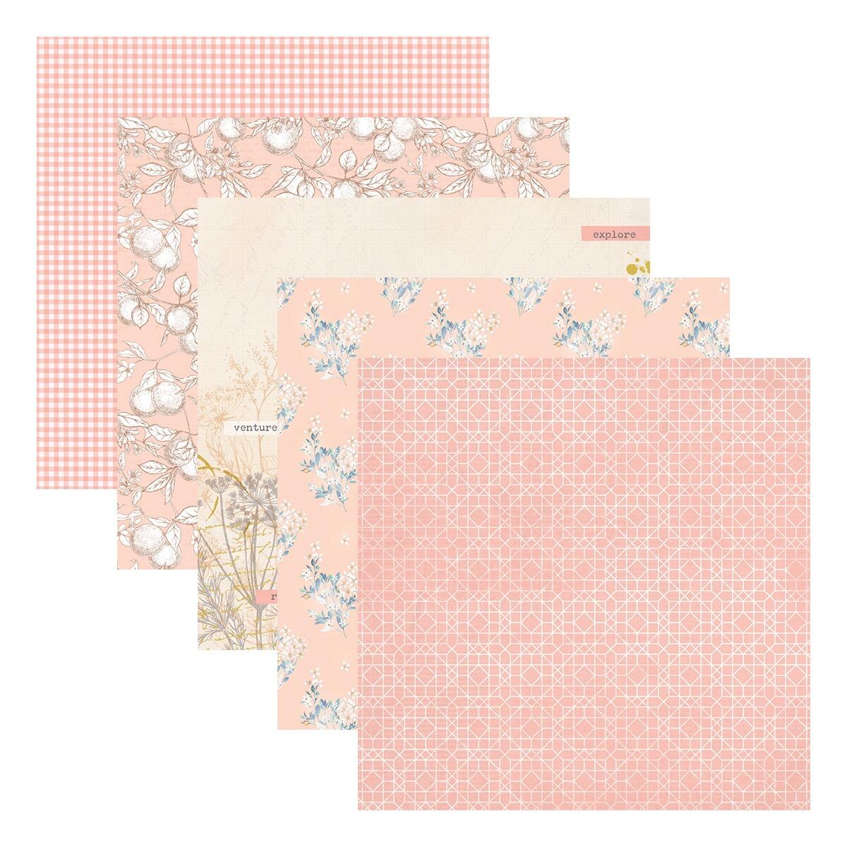Spellbinders - Rosie's Studio Clementine 12" x 12" Designer Paper Pack