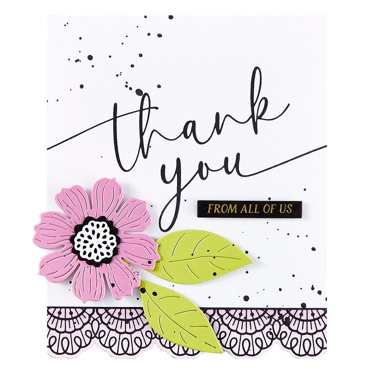 Spellbinders - Sweeping Script Sentiments Press Plates from the Vivid ...