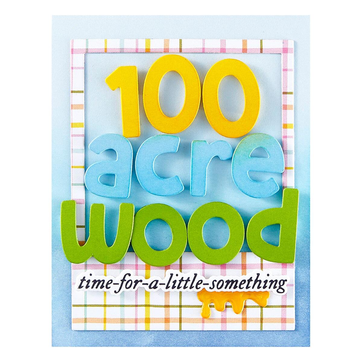 Spellbinders - Pooh's Alphabet, Numbers & More Etched Dies from the ...