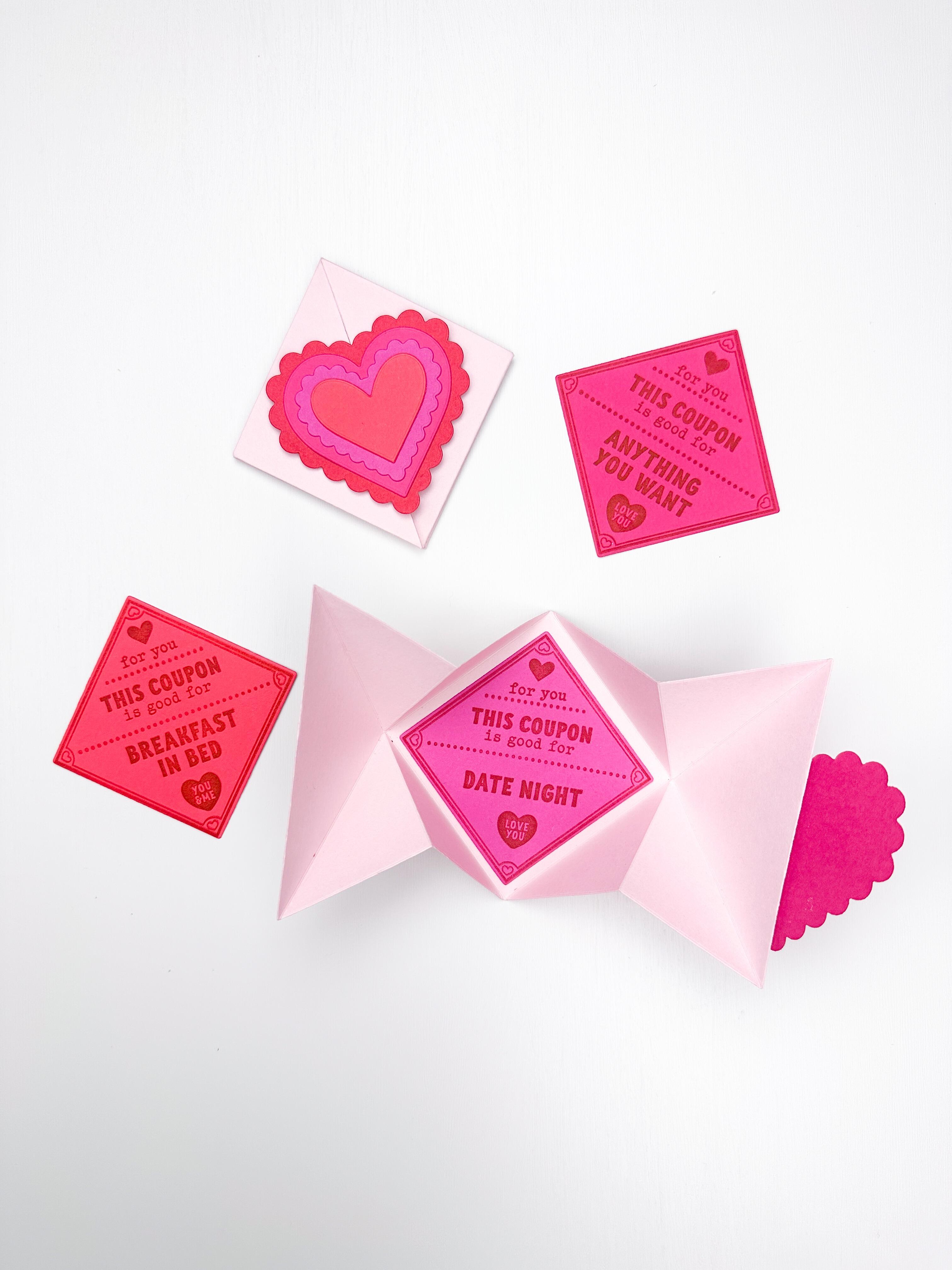Hero Arts - Folded Love Note Fancy Dies from the Love Notes Collection