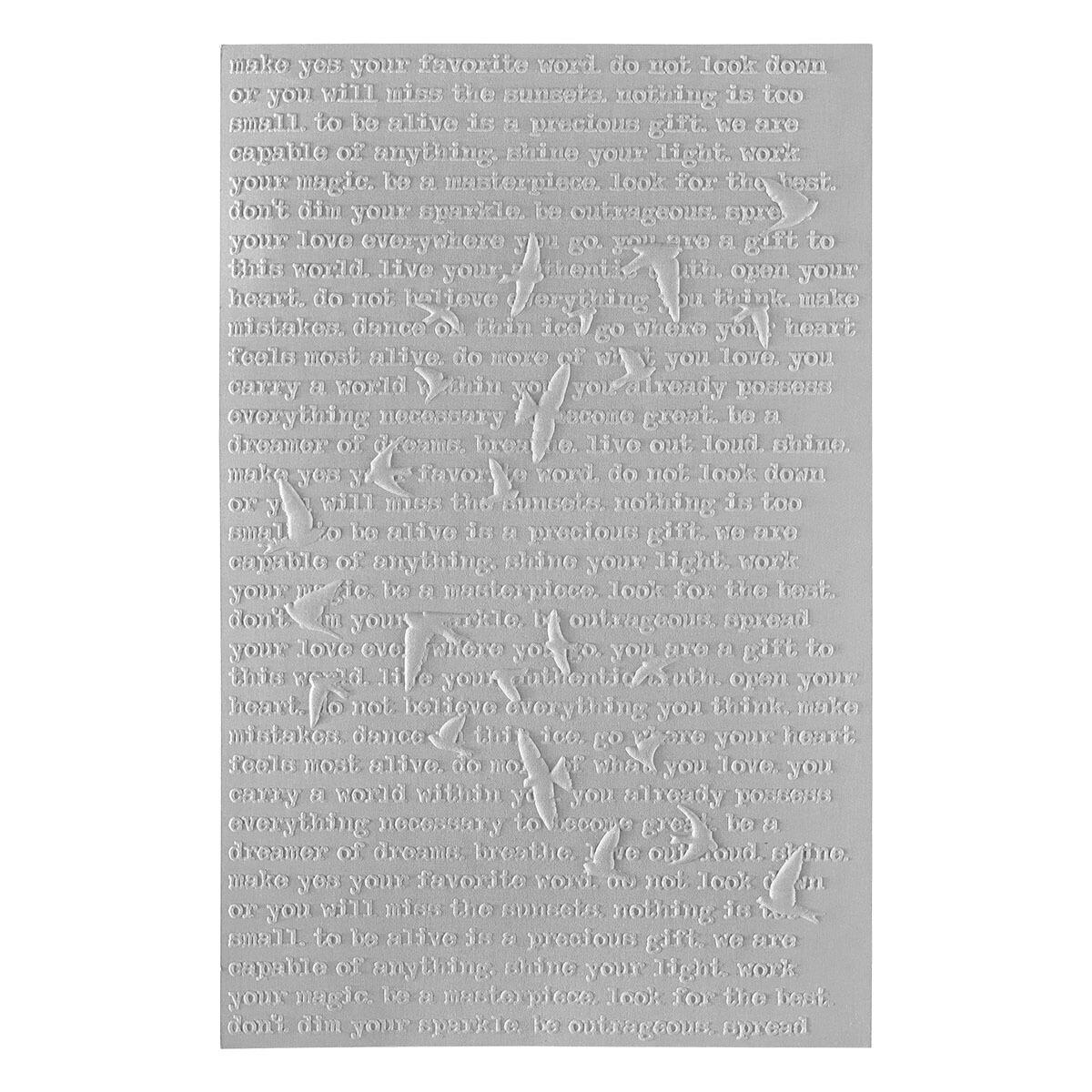 Spellbinders - Soaring 3D Embossing Folder Embossing Folder from the ...