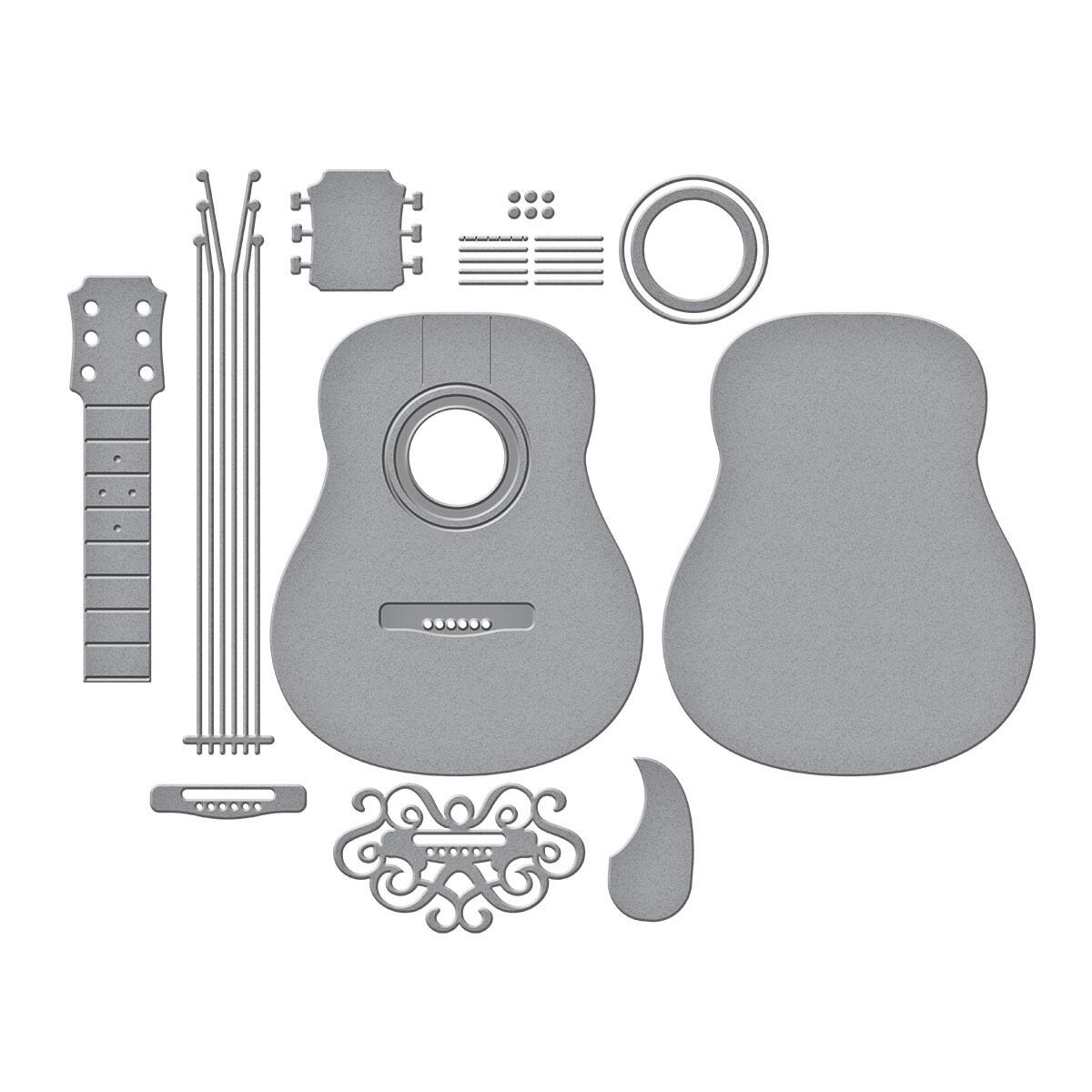 Spellbinders - Majestic Guitar Etched Dies from the Bibi's Musical ...