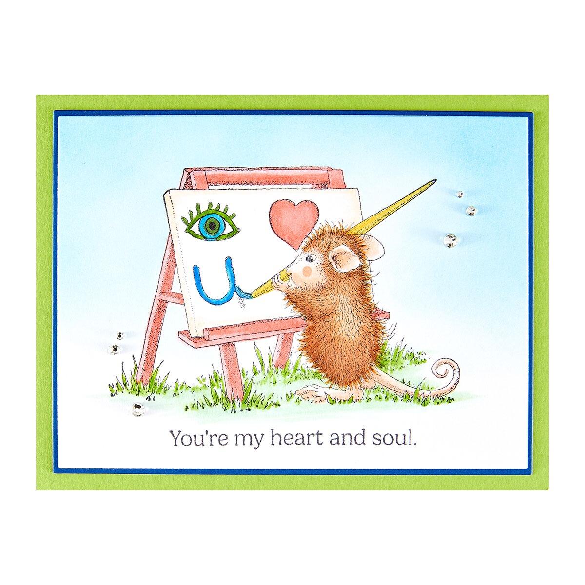 Spellbinders - Heart and Soul Cling Rubber Stamps from the House-Mouse ...