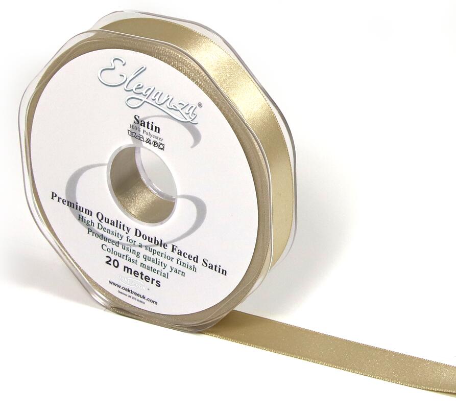 Eleganza Double Faced Satin 15mm x 20m ~43 Colours available~
