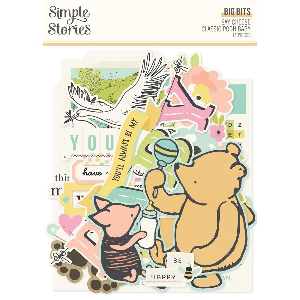 Spellbinders - Simple Stories - Say Cheese Classic Pooh Baby Big Bits ...