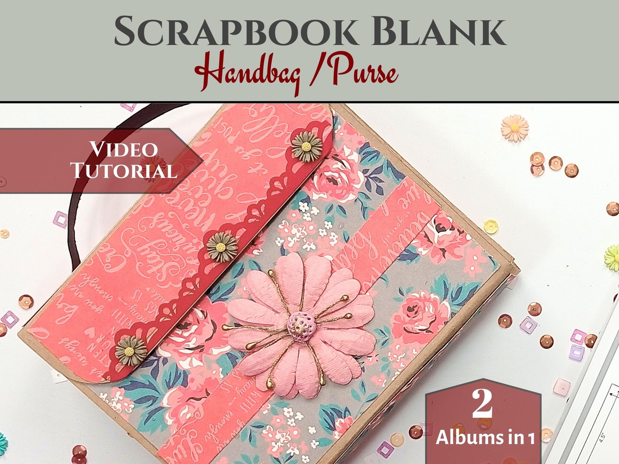 CrafTreat - GateFold Folio DIY Scrapbook Blanks ? Black