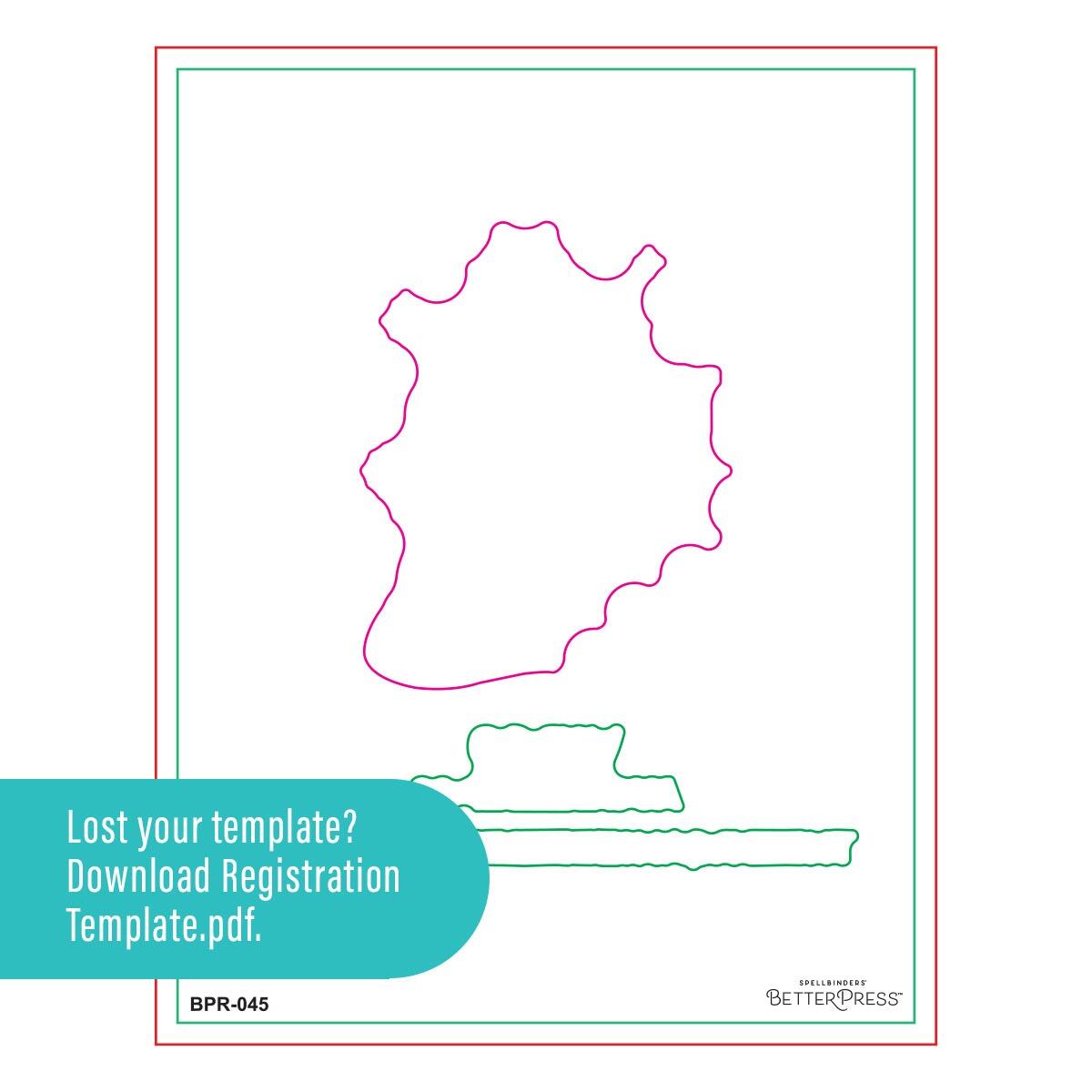 Spellbinders - Block Print Virgo Registration Press + Foil Plate