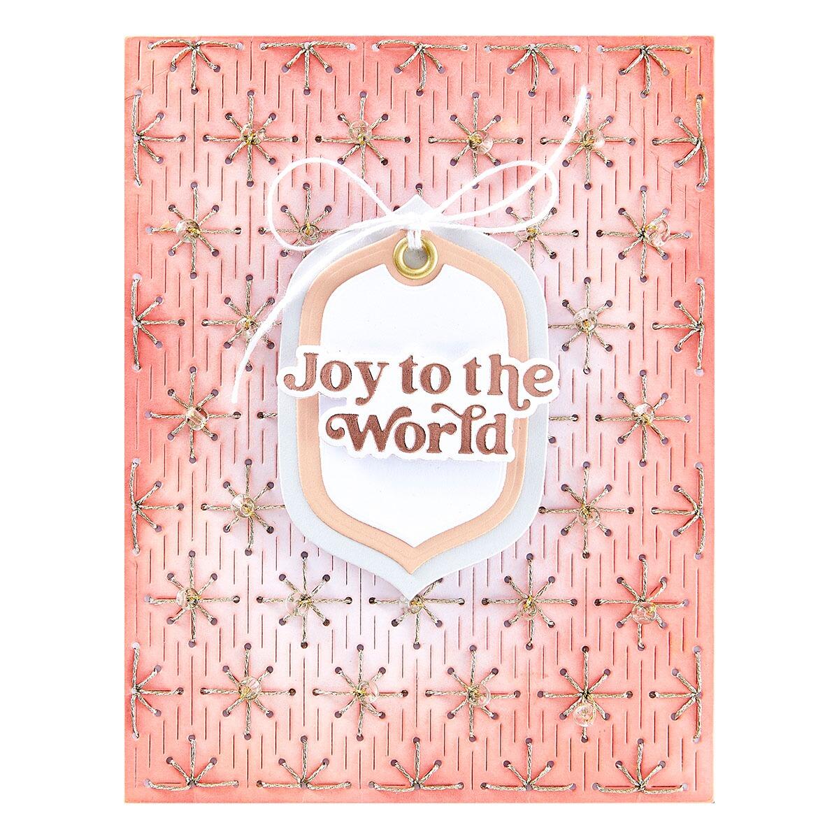 Spellbinders- Stitched Starfilled Background Etched Dies from the ...