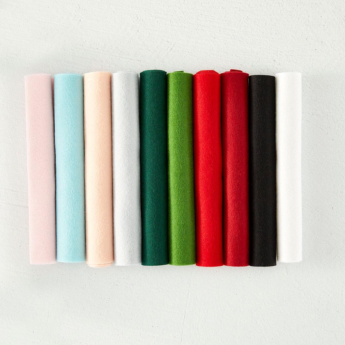 Spellbinders - Merino Wool Felt Sheets - Holiday Collection