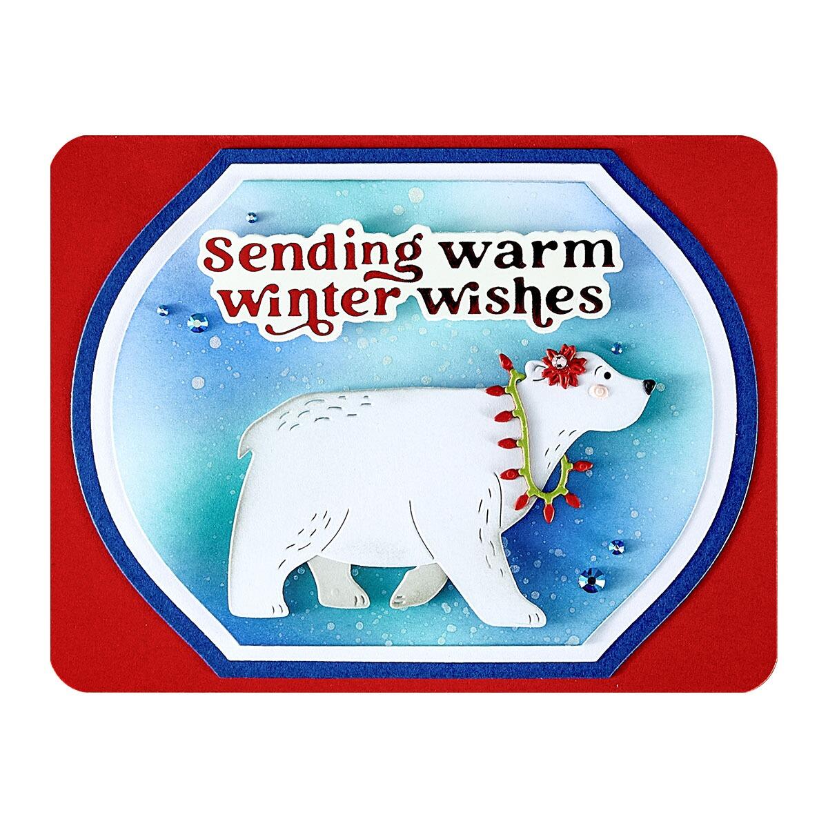 Spellbinders - Polar Bear Pals Etched Dies from the North Pole Friends ...