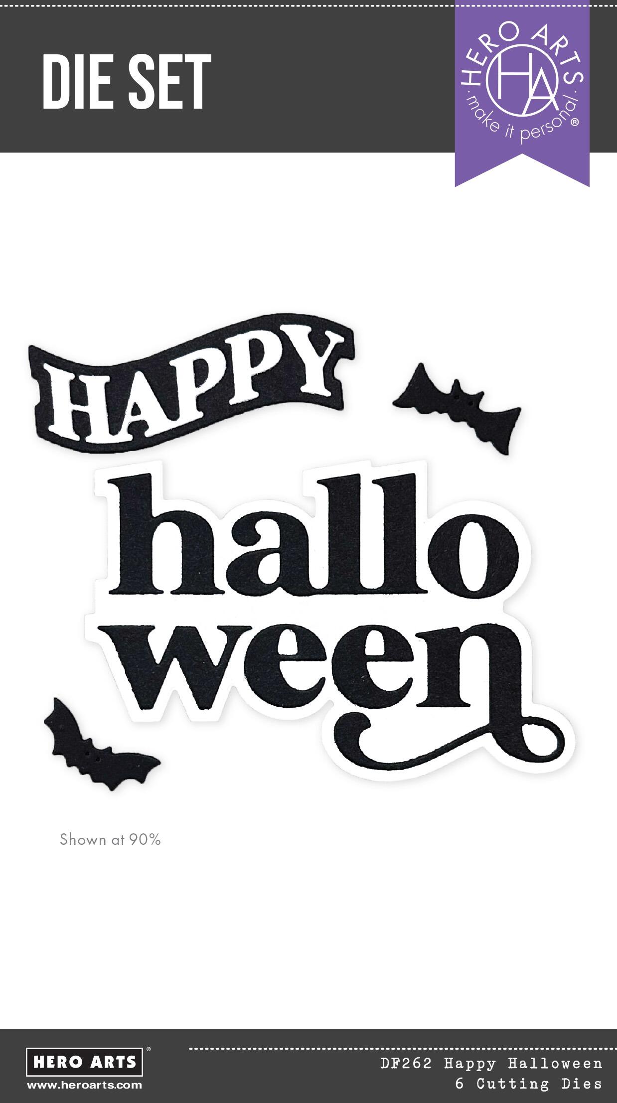 Hero Arts - Happy Halloween Etched Dies from the Hocus Pocus Collection