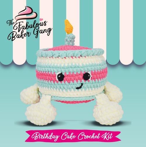 Knitty Critters - The Fabulous Baker Gang - Birthday Cake