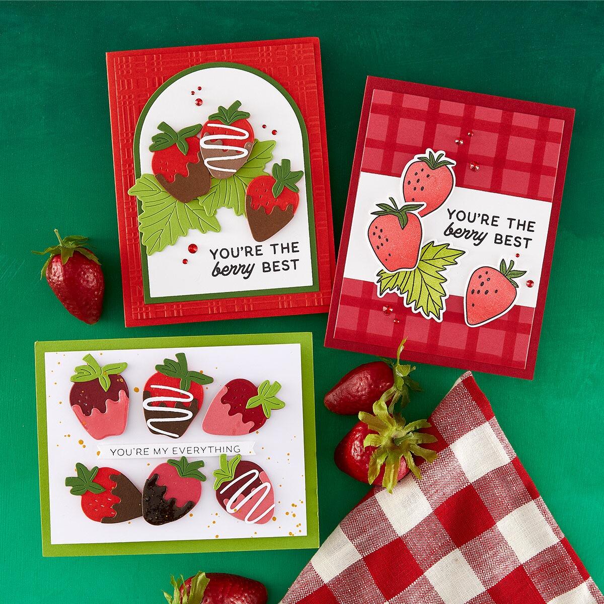Spellbinders - Berry Best Stamp & Die Bundle by Simon Hurley