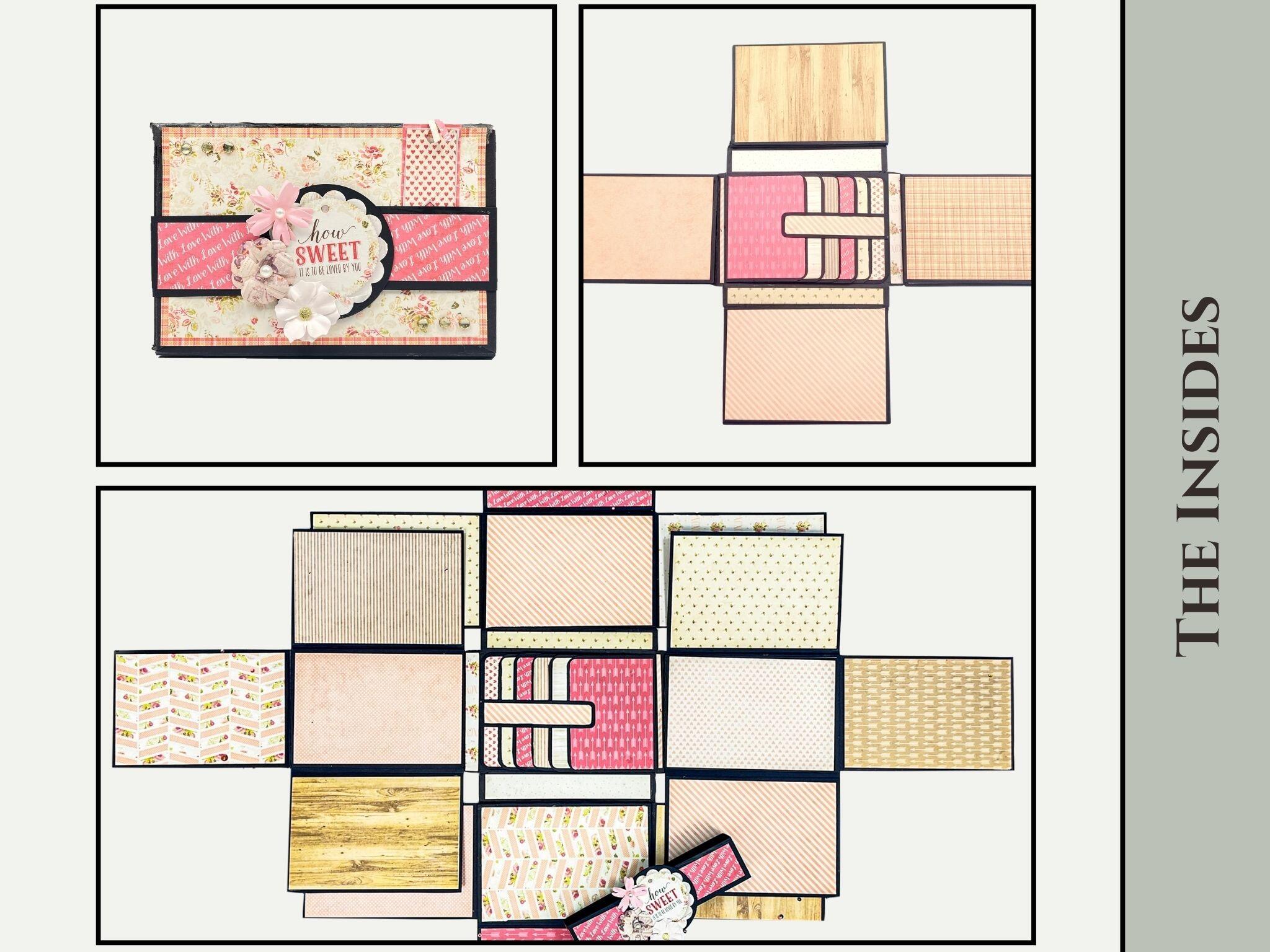 CrafTreat - Scrapbook Blank Precut Album Base Expanding Folio - Kraft