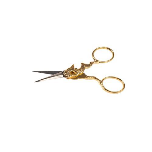 Bohin Gilted Gold Embroidery Scissor with Rabbit Design
