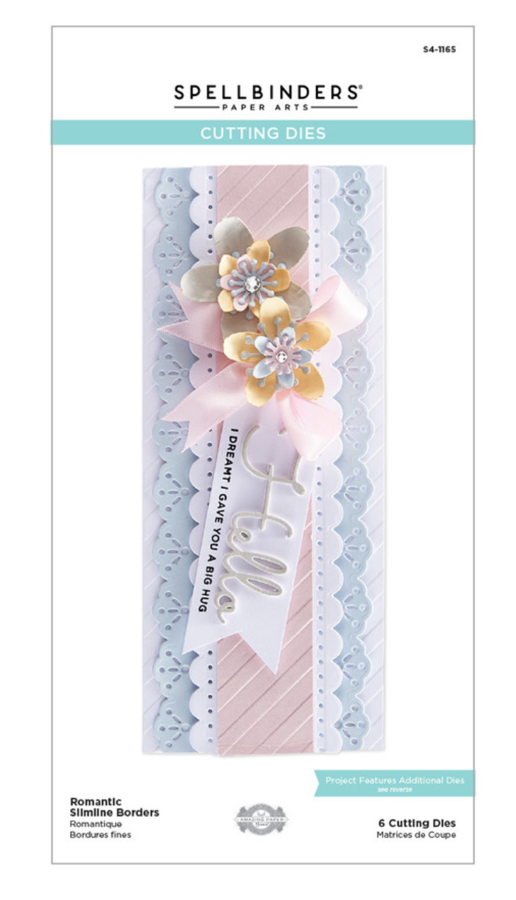 Spellbinders - Romantic Slimline Borders Etched Dies from the ...