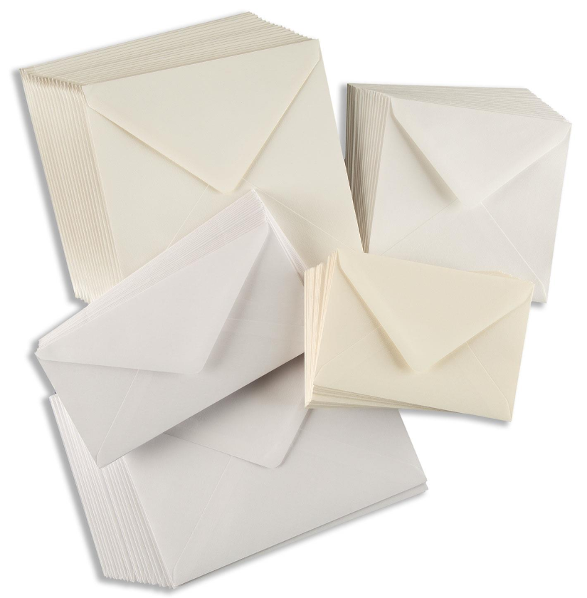 White/Off White Envelope Bundle