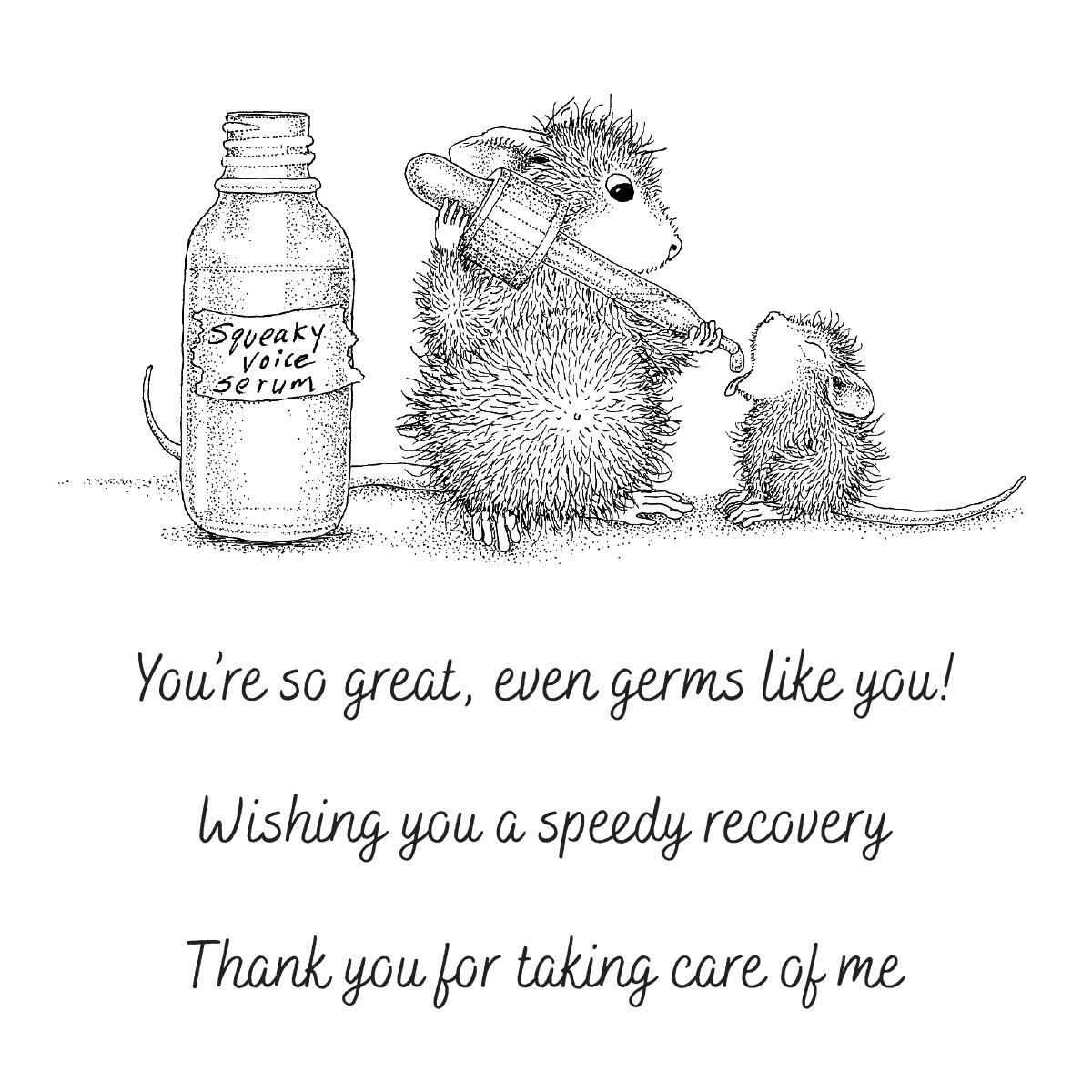 Spellbinders - Squeaky Voice Cling Rubber Stamp from the House-Mouse ...