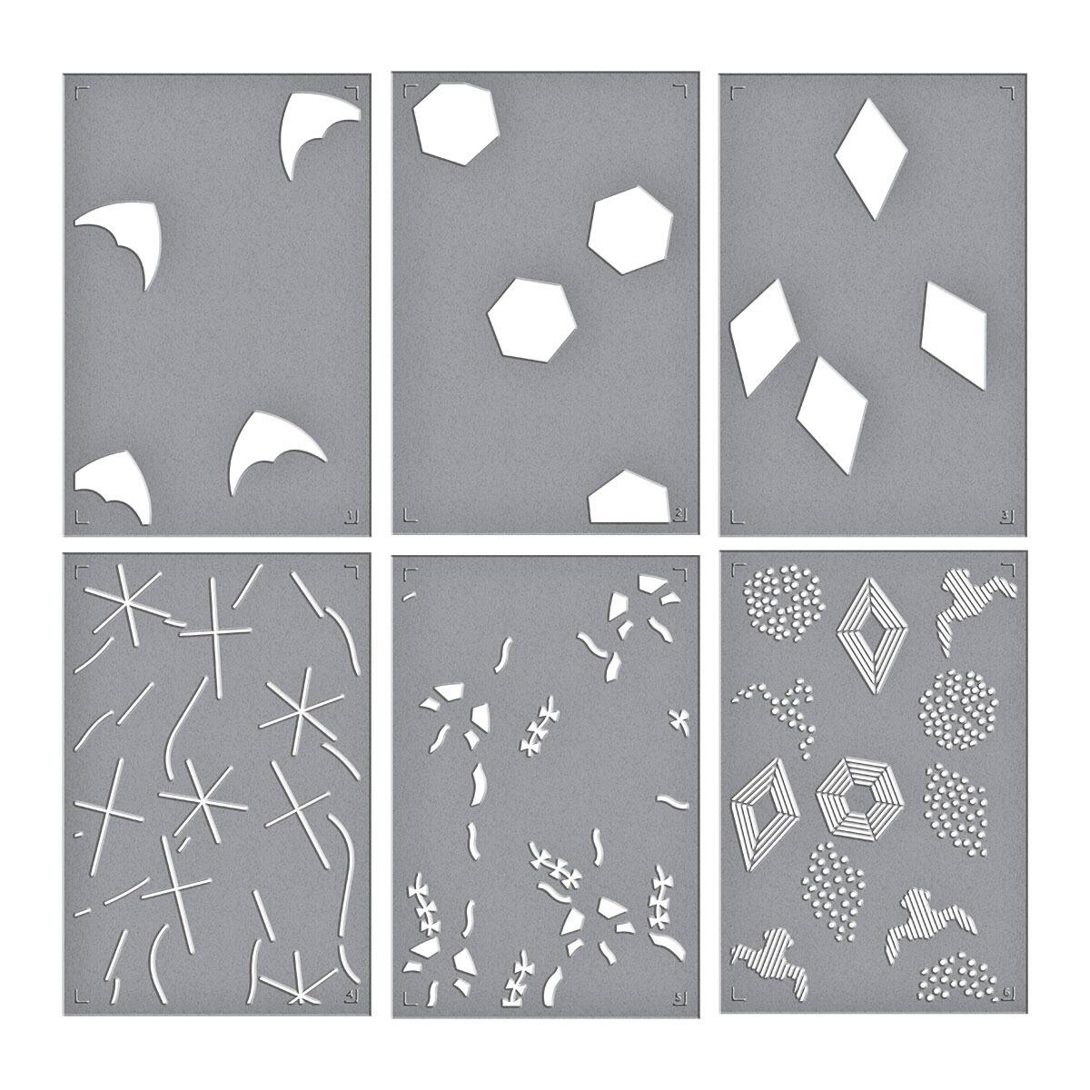 Spellbinders - Layered Flying Kites Stencil from the Sky's the Limit ...