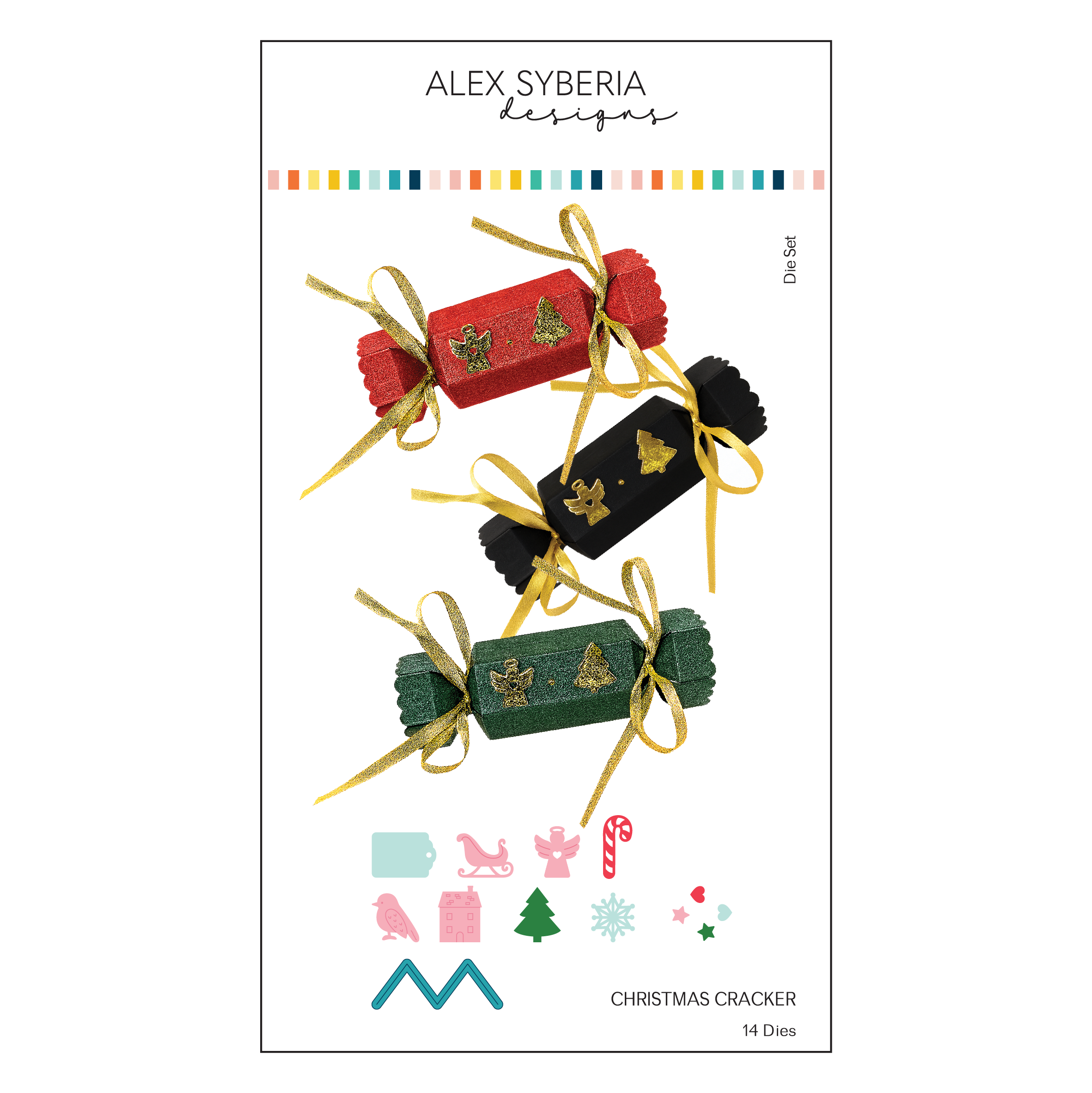 Alex Syberia Designs- Christmas Cracker Die Set