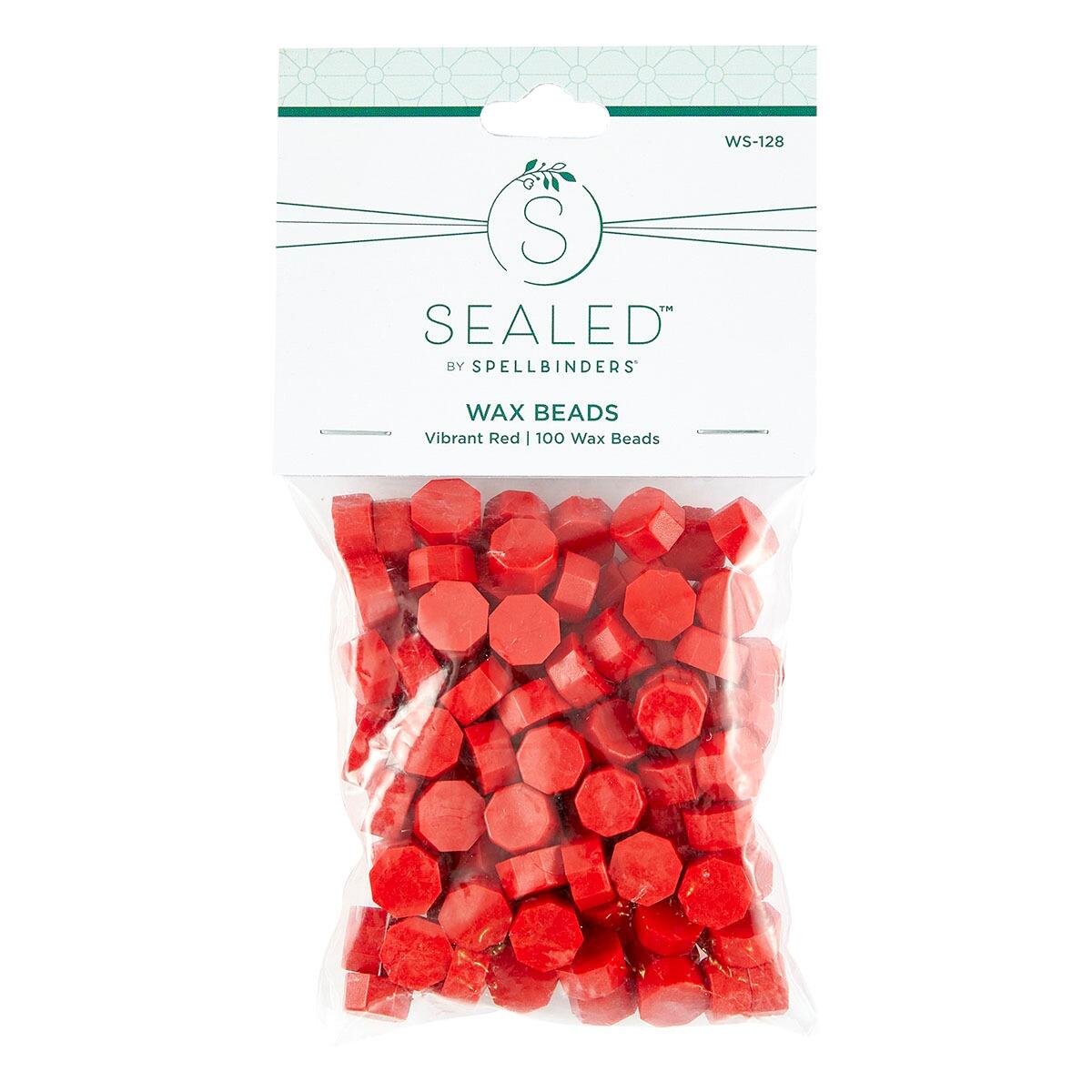Spellbinders- Vibrant Red Wax Beads from the Sealed by Spellbinders ...