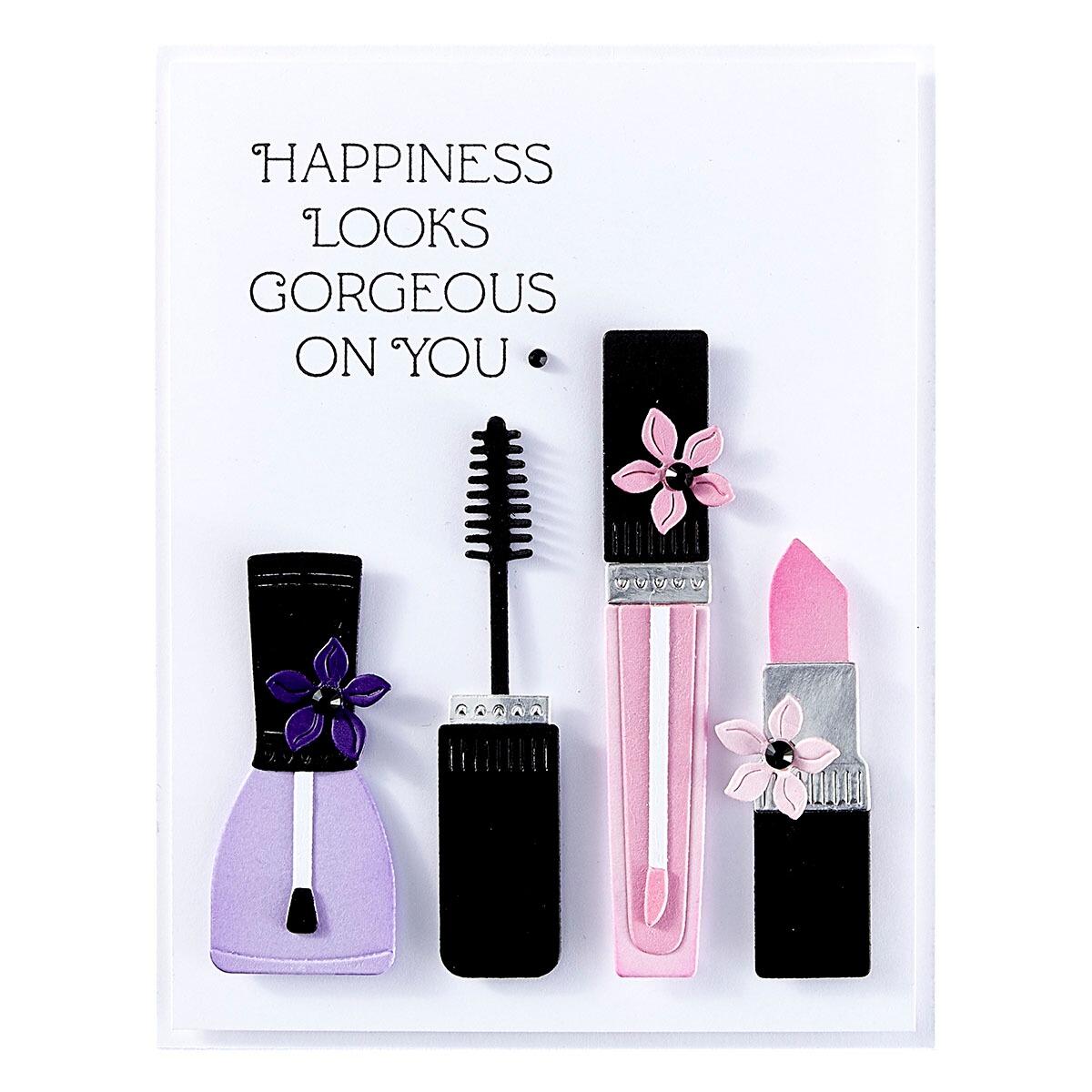 Spellbinders - Gorgeous You Makeup Etched Dies from the Gorgeous You ...