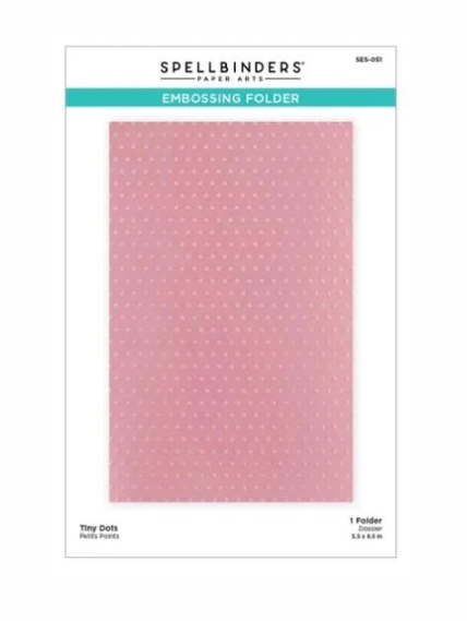 Tiny Dots Embossing Folder from the It?s My Party Too Collection