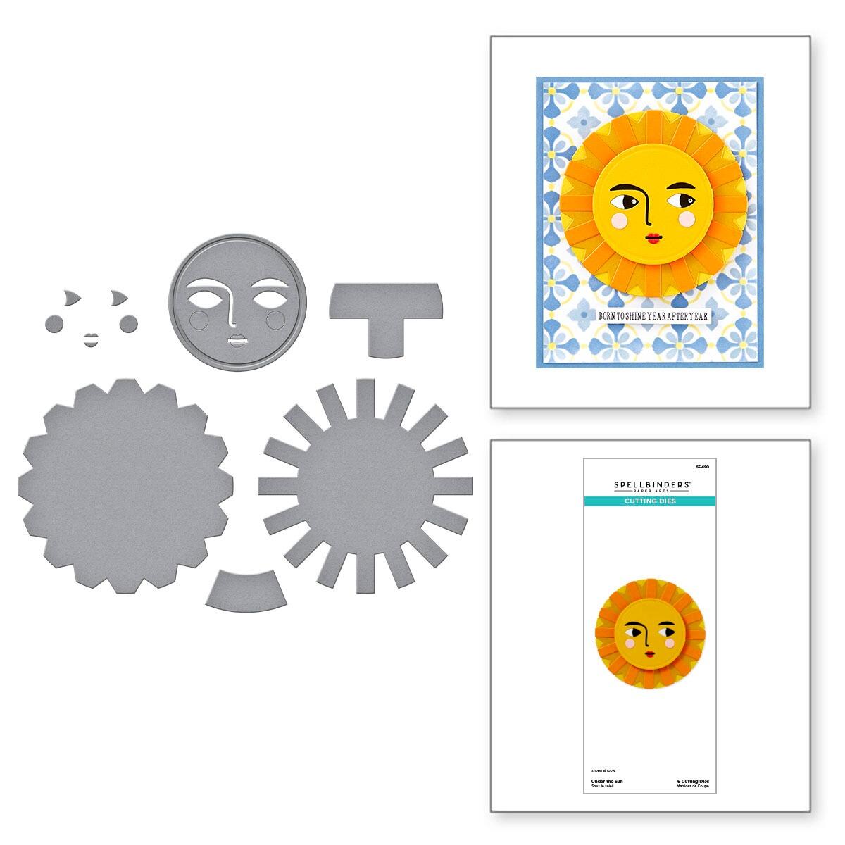 Spellbinders - Under the Sun Etched Dies from the La Dolce Vita Collection