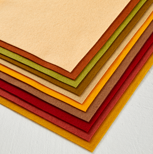 Spellbinders - Merino Wool Felt Sheets - Fall Collection