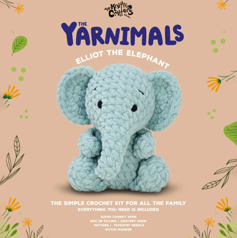 Knitty Critters - Yarnimals - Elliot the Elephant